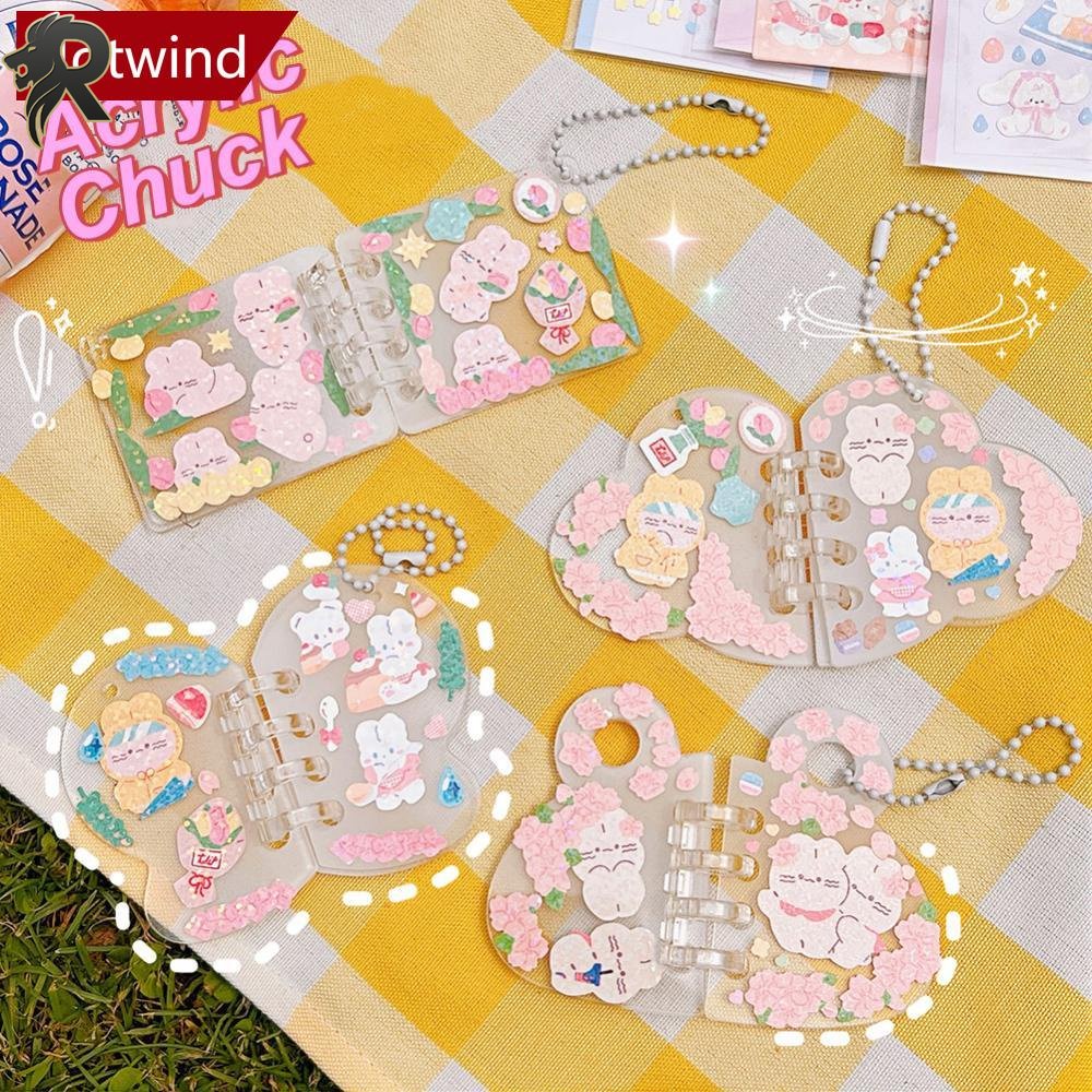 RL Cute Guka Sticker DIY Keychain Transparent Acrylic Goo Chuck Pendant ...