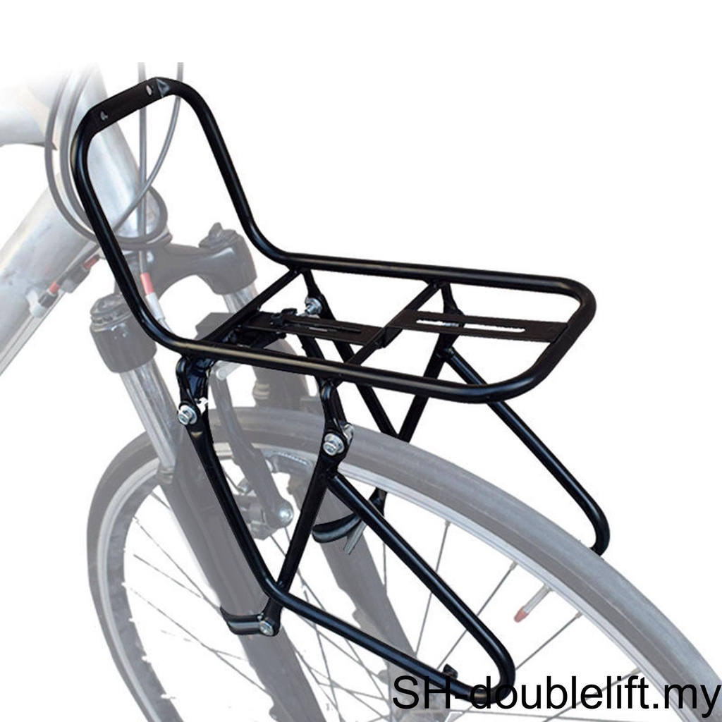 Bike Front Carrier Rack Mountain Bike Touring Cargo Pannier Cycling ...
