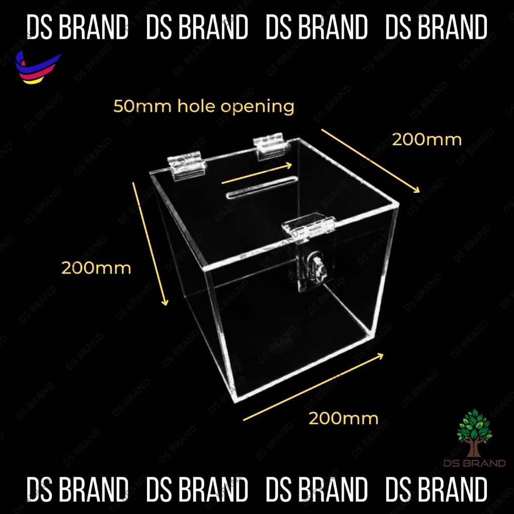 Kotak Tabung/ Donation Box / Tabung Derma / Money Box / Tabung Duit ...
