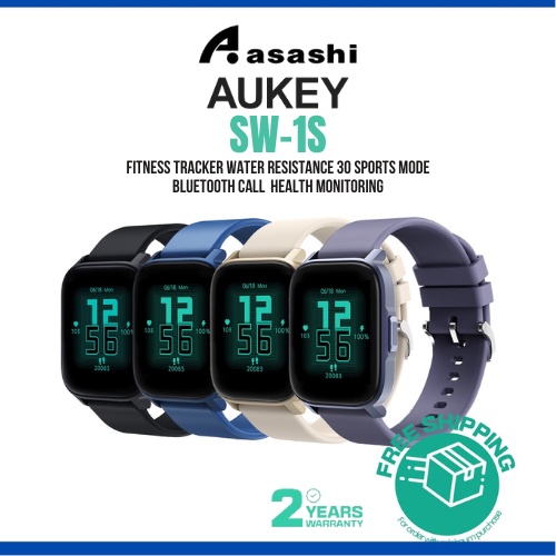 Aukey SW-1S Smart Watch 1S Fitness Tracker Water Resistance 30 sports ...