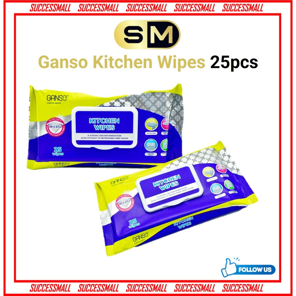 Ganso Kitchen Wipes (25sheets/pack) | Shopee Malaysia