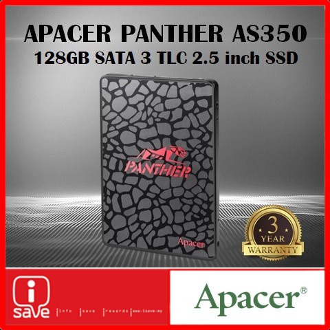 APACER PANTHER AS350 128GB 2.5 inch TLC SATA 3 SSD SIMILAR A400 AS340 ...