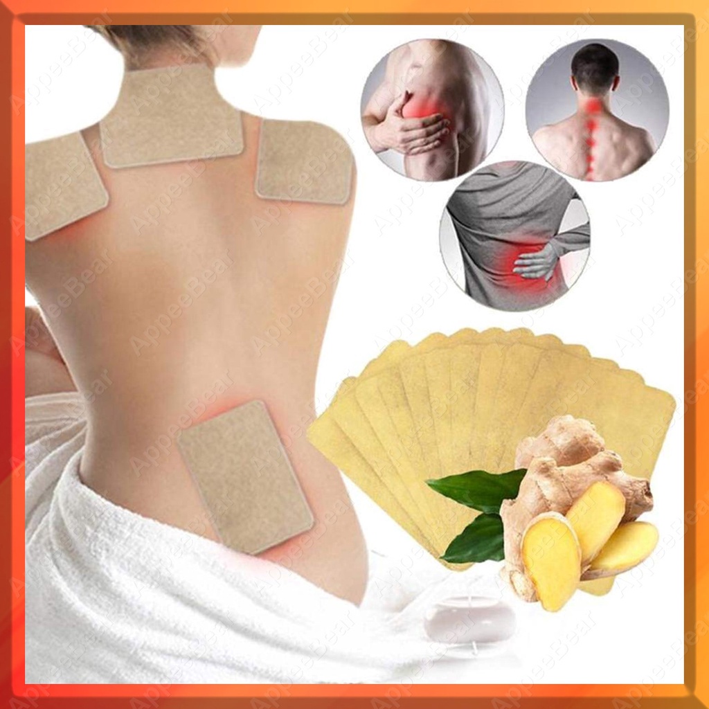 50Pcs Herbal Ginger Patch, Health Care for Promote Blood Circulation ...