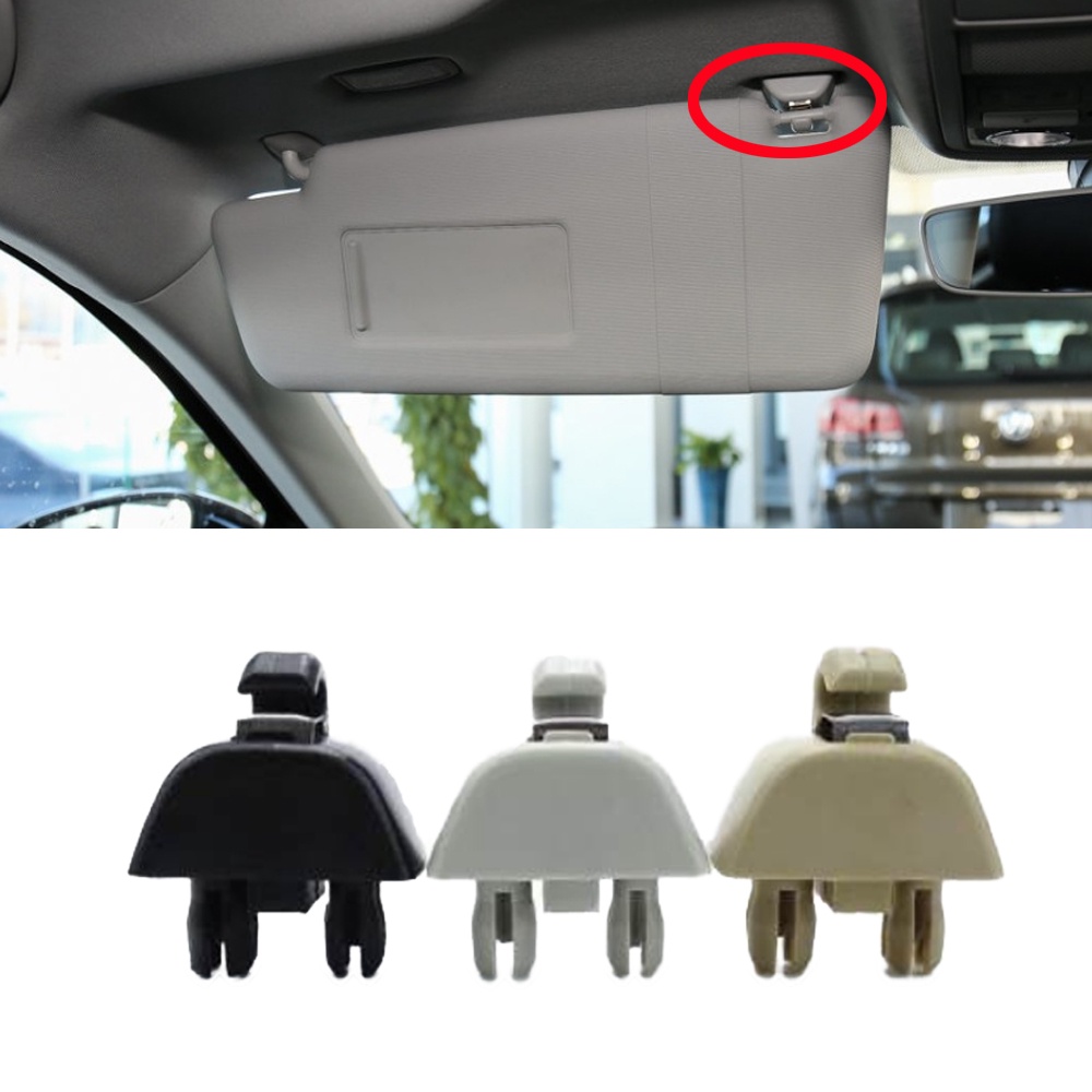 New Black Gray Beige Sun Visor Support Retainer Clip For VW Passat B7 ...
