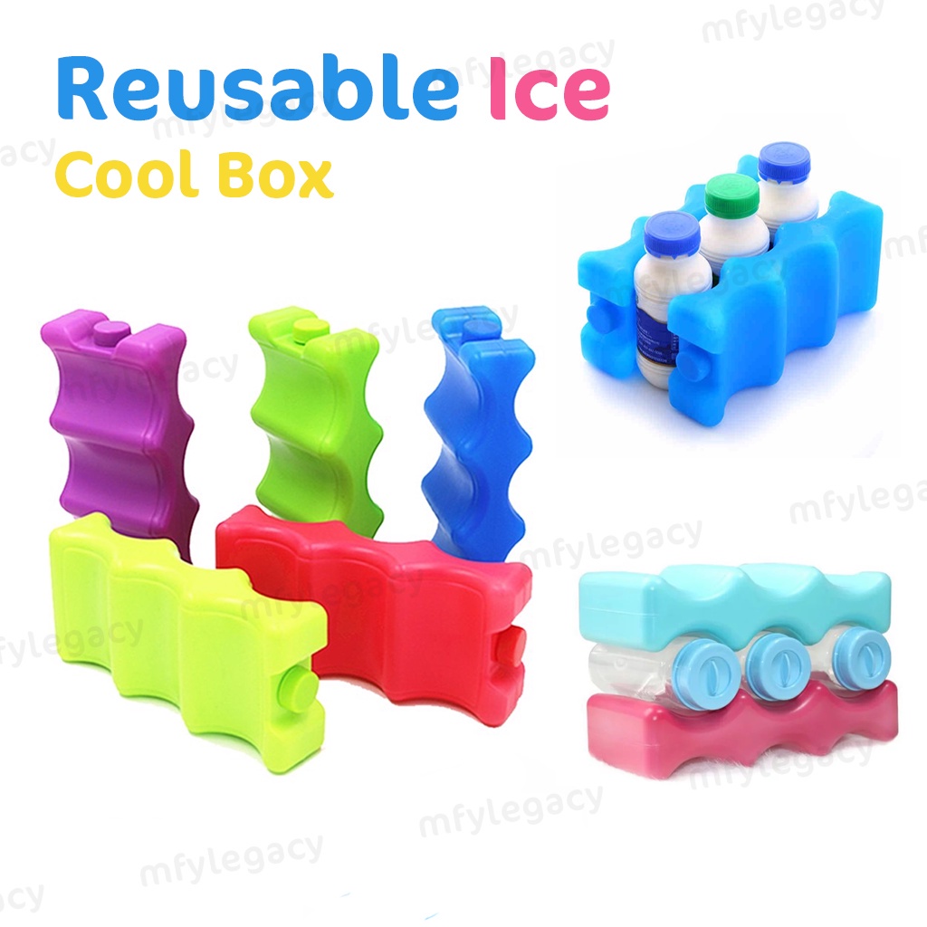 🎀READY STOCK🎀 Reusable Ice Brick Ice Block Ice Pack Cooler Milk Storage ...