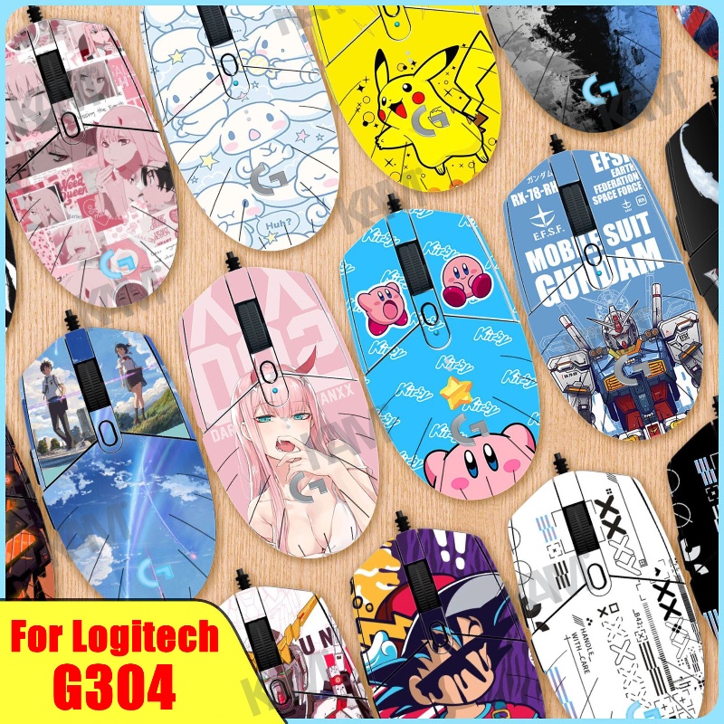 Kam Suitable for Logitech G304 cartoon film mouse skin anti-sweat ...