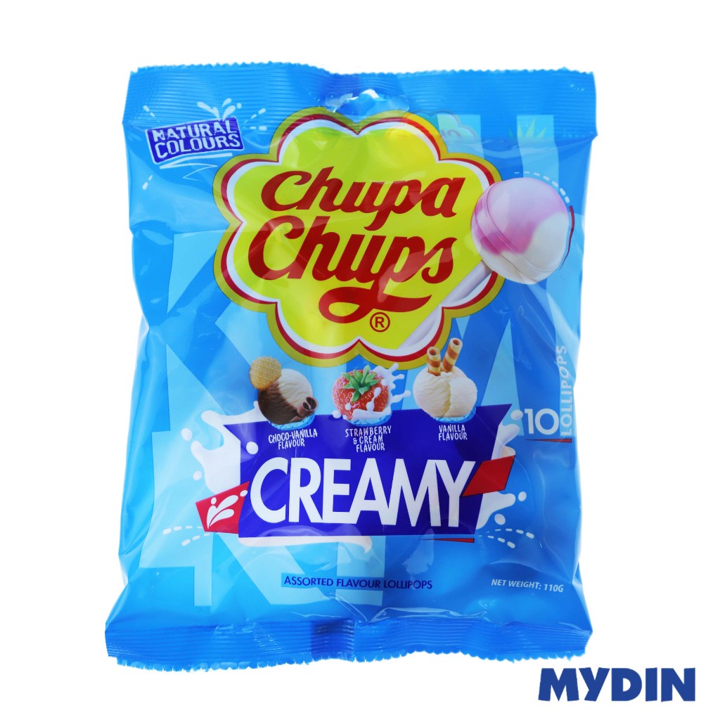 Chupa Chups Lollipops (10's) - Creamy | Shopee Malaysia