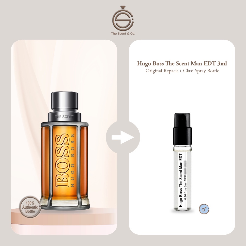 [Decant] 100% Original - Hugo Boss The Scent Man EDT 3ml / 5ml / 10ml ...