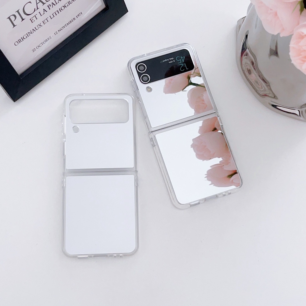 Simple Flip Plain Casing for Samsung Galaxy Z Flip 4 Z Fold 3 Smooth ...