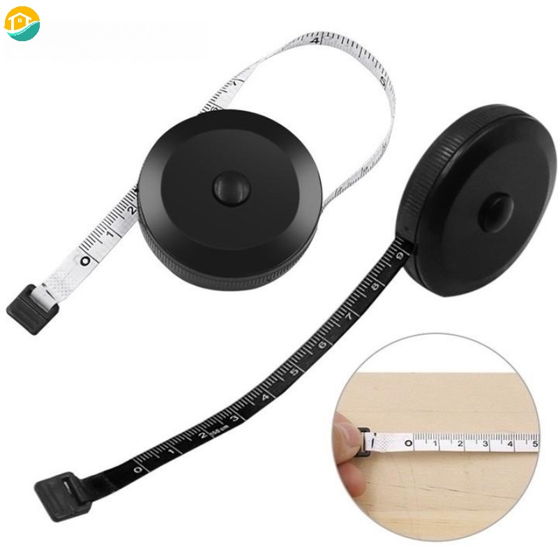 Upgraded Automatic Retractable 1.5m/60inches Dual Sided Scale Measuring ...