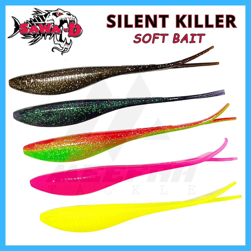 SAWA D - SILENT KILLER SOFT BAIT ( 18CM ) - Fishing Lure Bait Umpan ...
