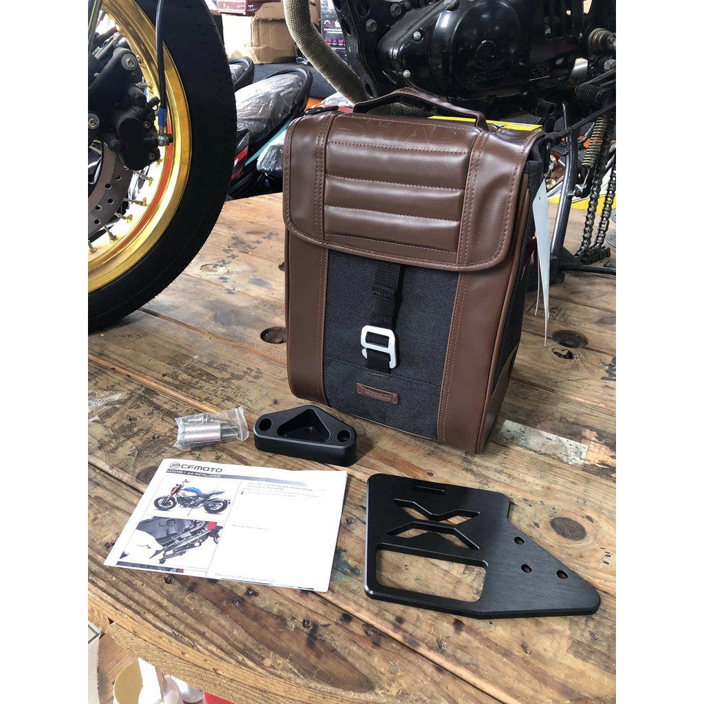 CFMOTO CLX700 Leather Side Saddle Bag Shad SR38 With Bracket | Shopee ...