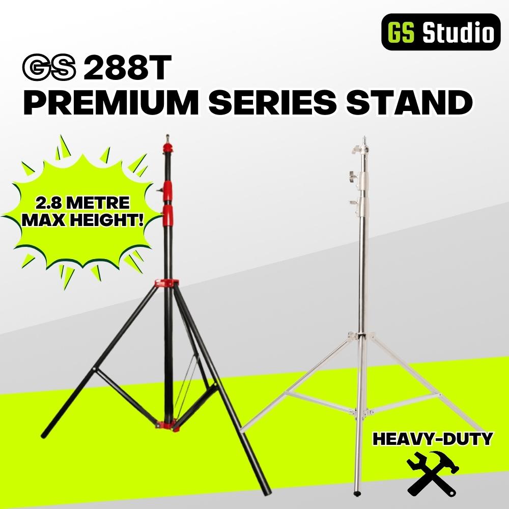 GS 288T PREMIUM SERIES STAND 2.8M ALUMINIUM ALLOY STAND FOR PHOTOGRAPHY ...