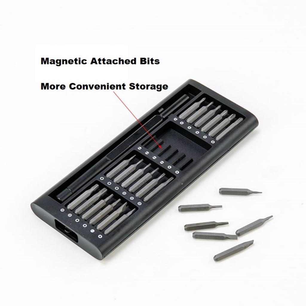 25pcs Mini Magnetics Screwdriver Set Kit Computer PC Mobile Phone ...