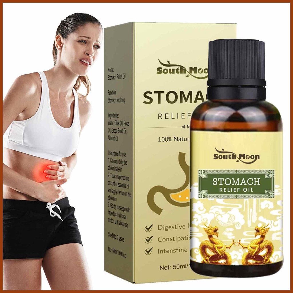 Stomach Relief Oil Belly Soothing Olive Rose and Grapeseed Oils Natural ...