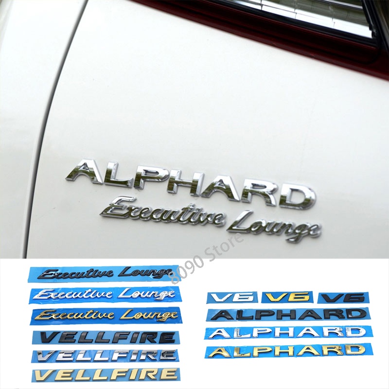 Car Rear Emblem Sticker Auto Trunk Decorative Badge Decal for Toyota V6 ...