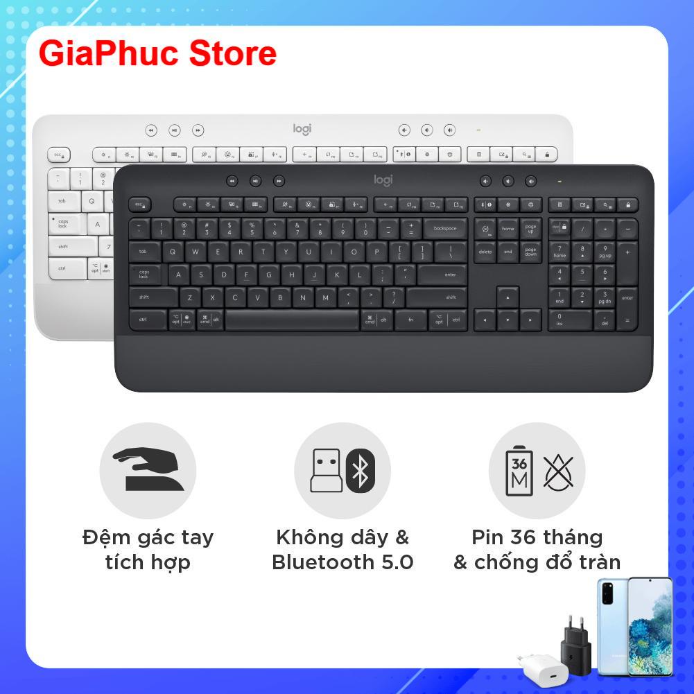 Logitech SIGNATURE K650 Wireless Keyboard (Wireless/Bluetooth ...