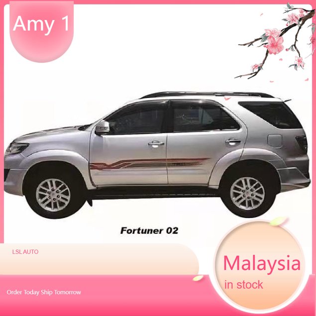 TOYOTA FORTUNER SIDE BODY STICKER ( DESIGN 2 ) | Shopee Malaysia
