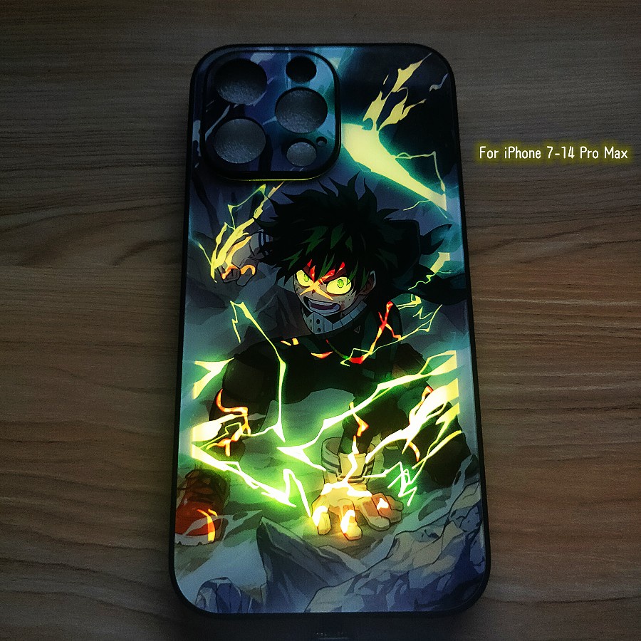 Cute LED Phone Case for iPhone 14 13 12 11 Pro Max 8 7 Plus X XS XR ...
