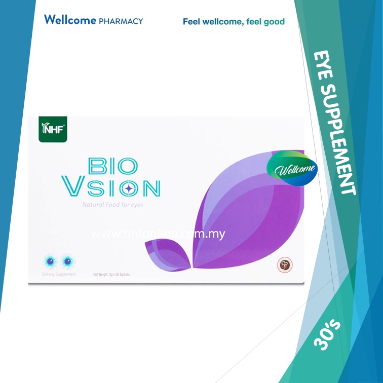 NHF Bio Vision / Bio Vsion Natural Eye Supplement 3g Sachets - 30's ...