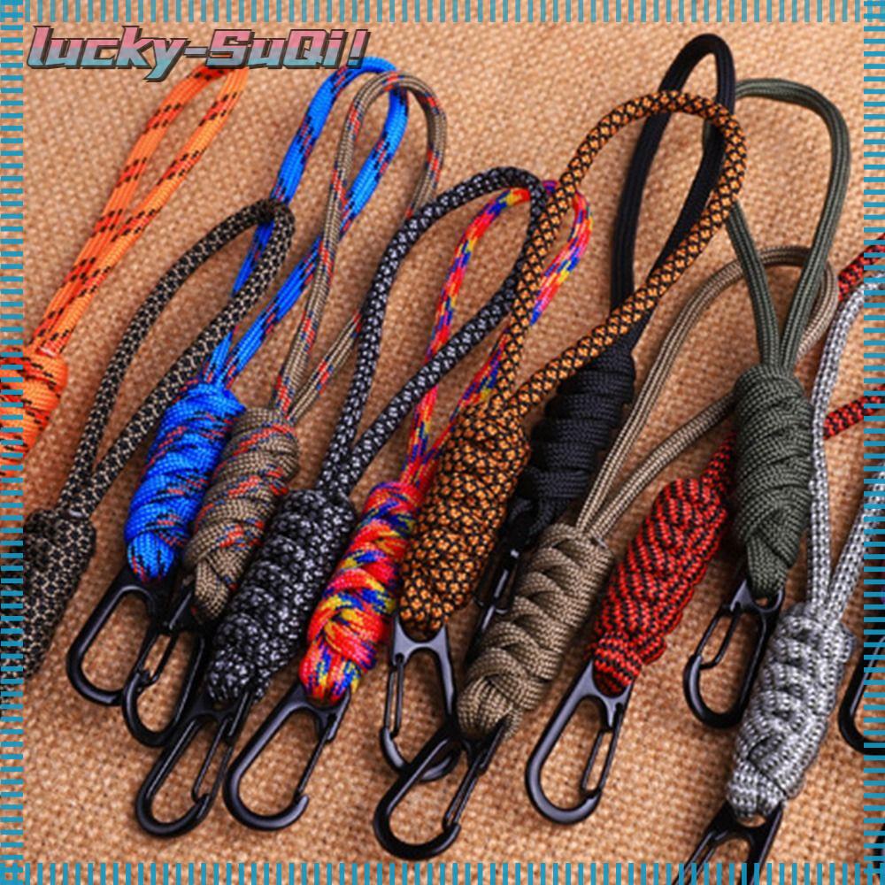 LUCKY-SUQI 2pcs Paracord Document Keychain New High Strength Self ...