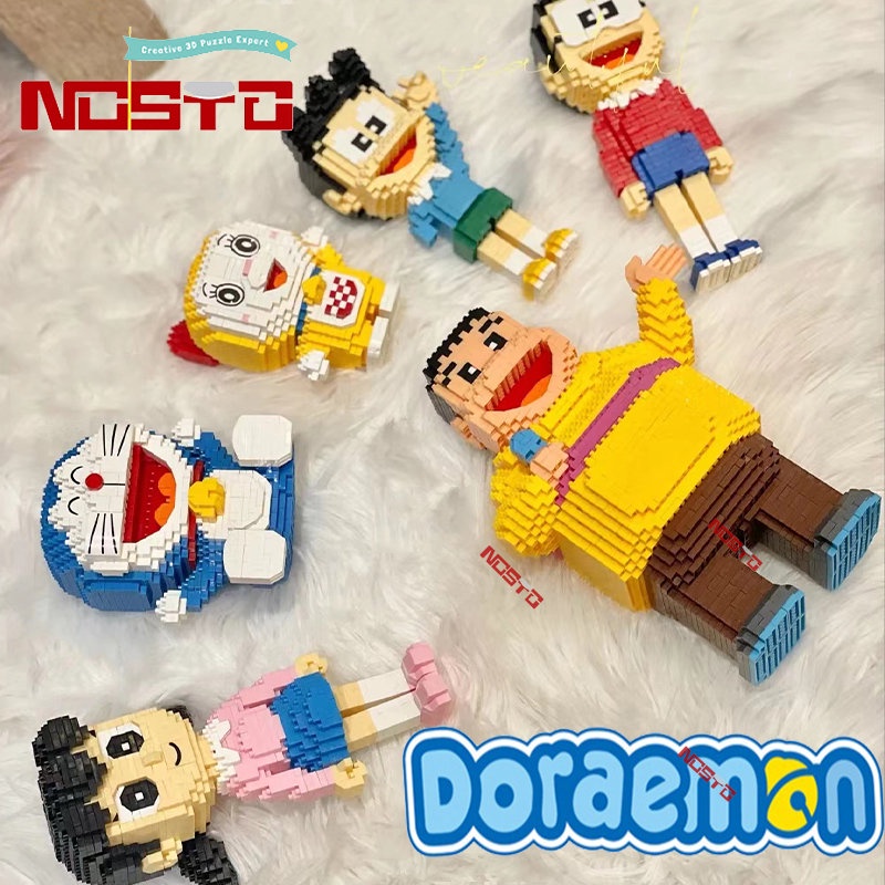 Nano Blocks Cartoon Doraemon Dorami Shizuka Nobita Takeshi Diamond ...