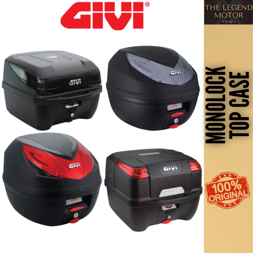 GIVI BOX BOLD B32N B32NB ALTAS B33NM B33N2M E250N E250N2 KOTAK PETAK BELAKANG REAR TOP MONOLOCK ...