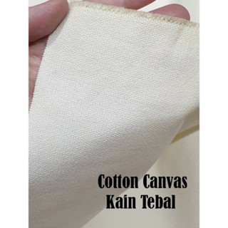 Kain Tebal Cotton Canvas 12Oz Kain Fabric Kain Kanvas Heavy Cotton ...