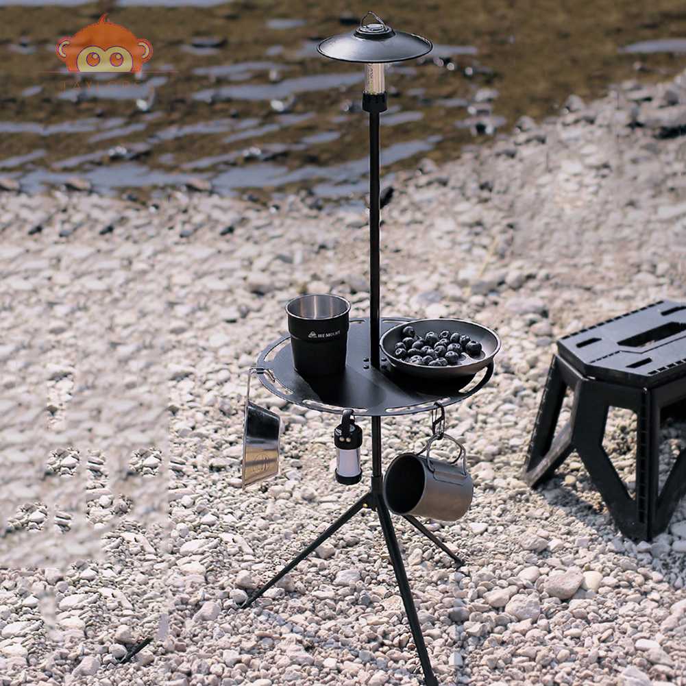 Portable Camping Side Table Strong Load-bearing Fishing Table Outdoor ...