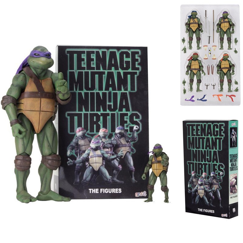 Neca TMNT 2018 SDCC Teenage Mutant Ninja Turtles Action Figure Anime ...