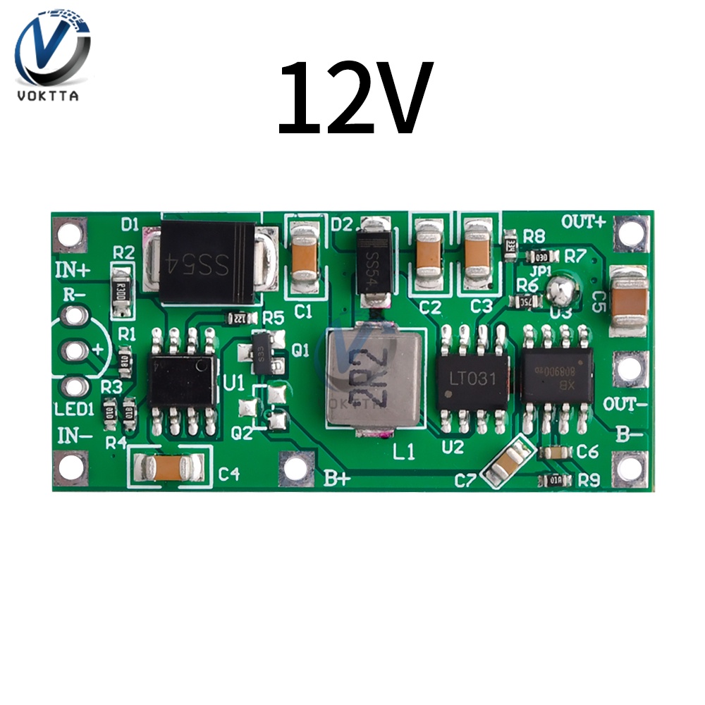 DC UPS 5V 12V 15W Uninterrupted Charging Module 18650 Lithium Battery ...