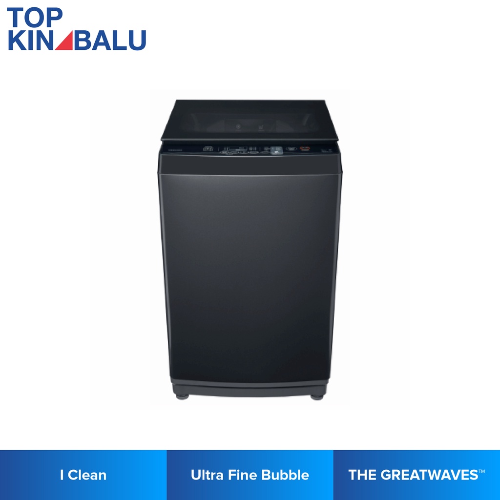 [SABAH ONLY] TOSHIBA 14KG AW-DUM1500LM(SG) TOP LOAD INVERTER WASHING ...