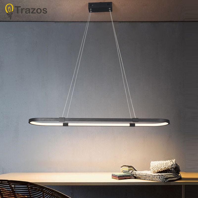 Trazos Modern Hanging Led Pendant Lights For Dining Room Kitchen Bed ...