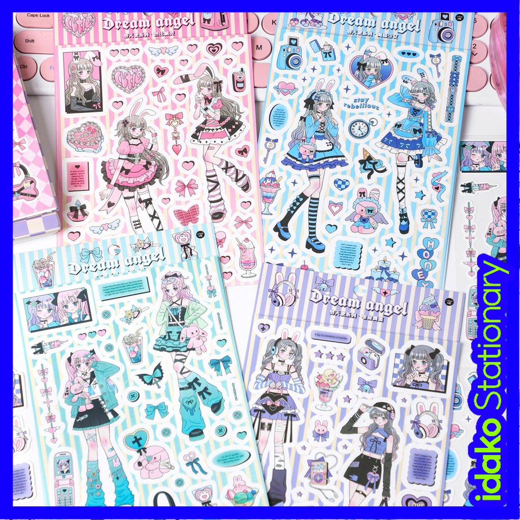 idako sticker sticker for journal aesthetic stationary Matte Sticker ...