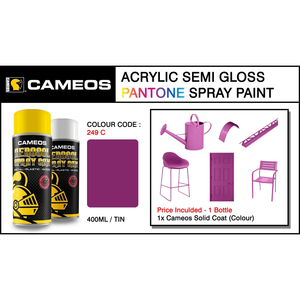 PANTONE Color P23 - Aerosol Spray Paint - CAMEOS 400ML/Bottle | Shopee ...