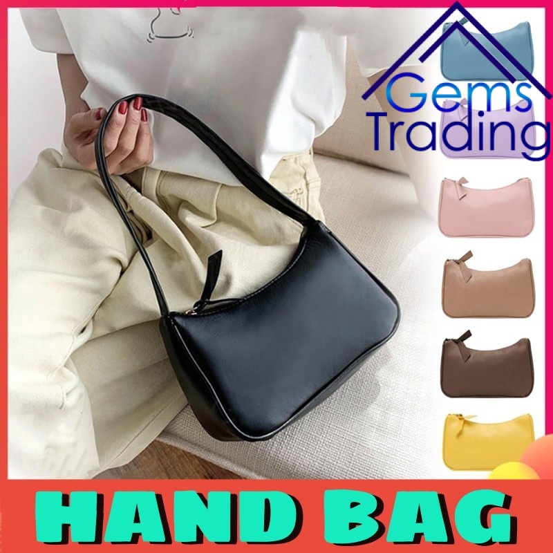 (Handbag) Simple Woman Handbag Ladies Shoulder Tote Dinner Travel Sling ...