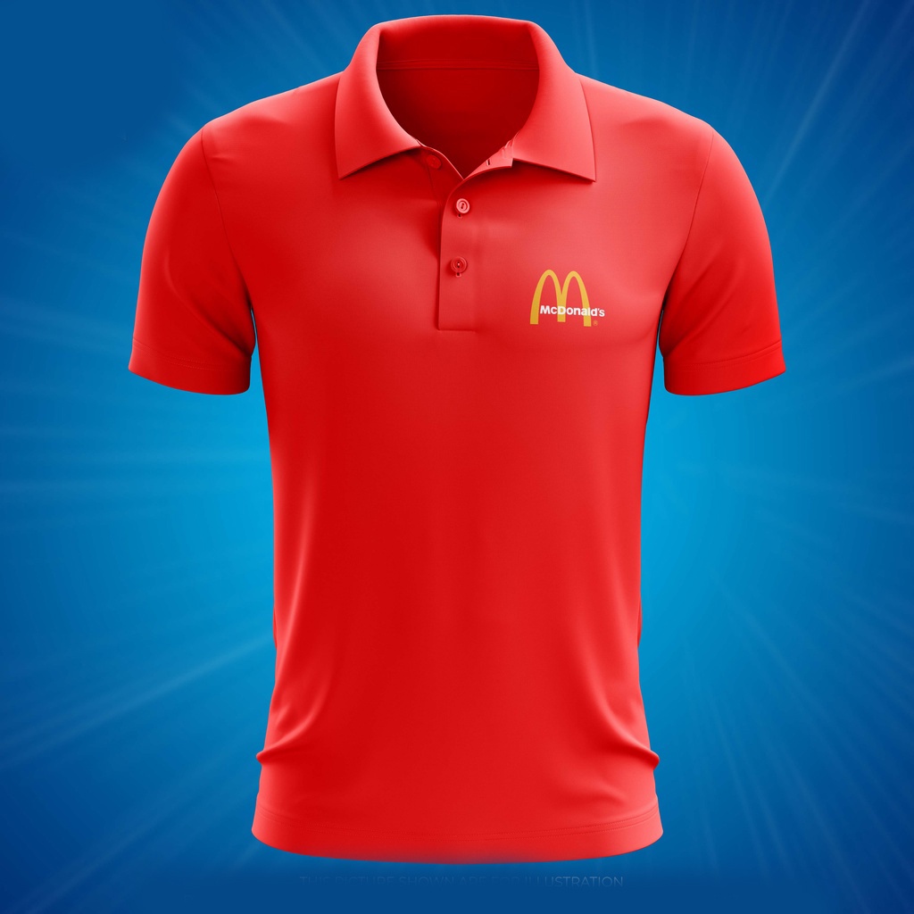 24JAM SHIP SULAM LOGO McDONALDS TSHIRT BAJU McD MEN T SHIRT BAJU UNISEX ...