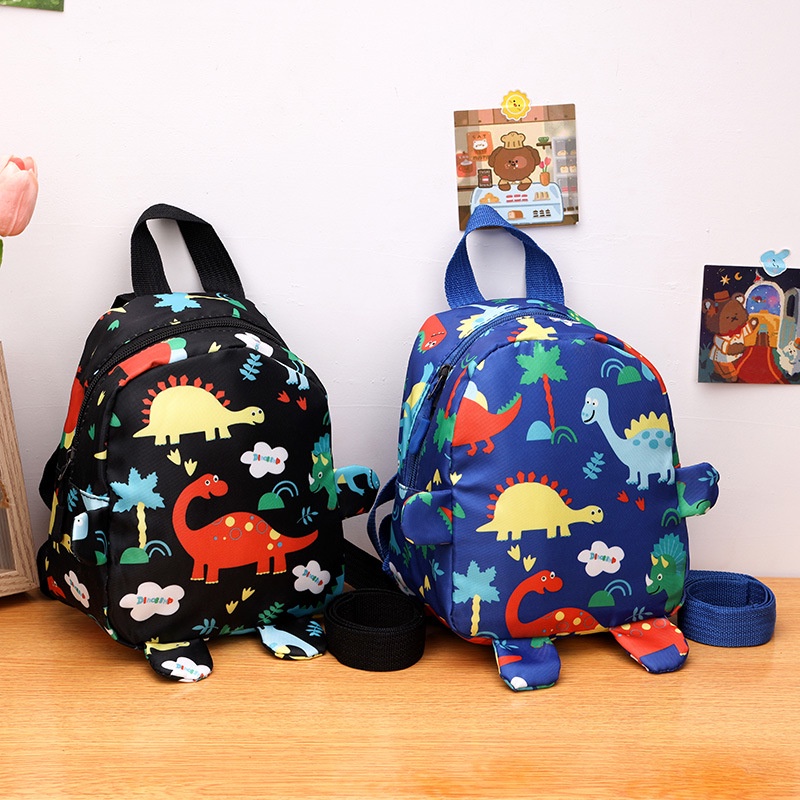 Children Cute Cartoon Dinosaur Backpack Kindergarten Baby Boy Girl ...