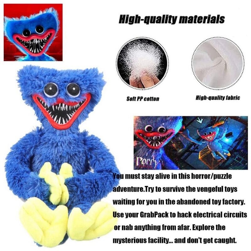 Poppy Huggy Wuggy Plush Toy Poppy Playtime Chapter 2 Patung Poppy Soft ...