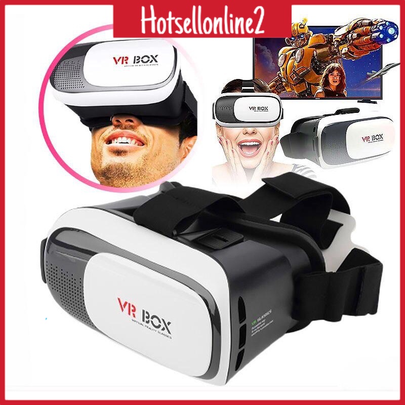 HOT_ Virtual Reality 3D Movie Gaming Glasses AR VR Box Cardboard Anti ...