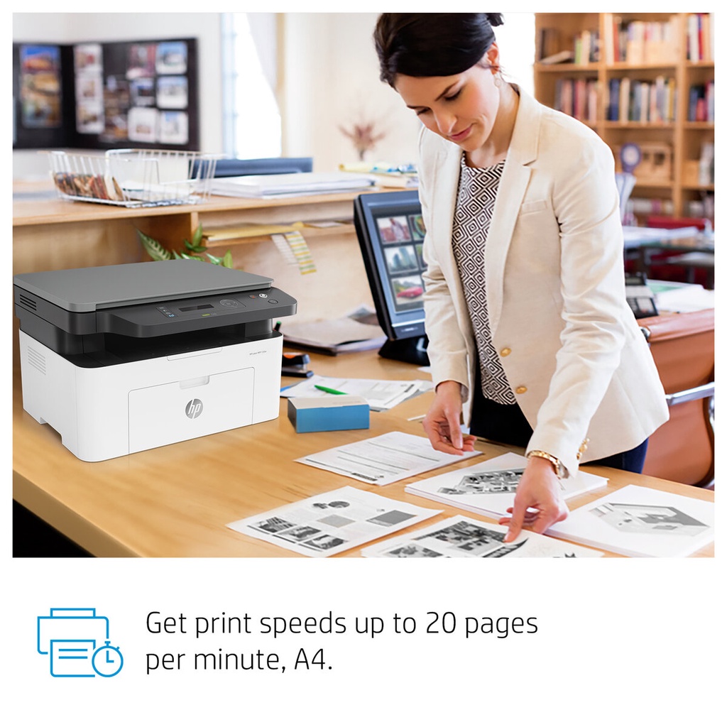 HP MFP 135a/135w Laser MultiFunction Printer Print Copy Scan Business Printer | Shopee Malaysia
