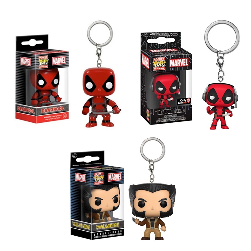 FUNKO POP Movie Xmen Deadpool Figure Doll Wade Wolverine Anime ...