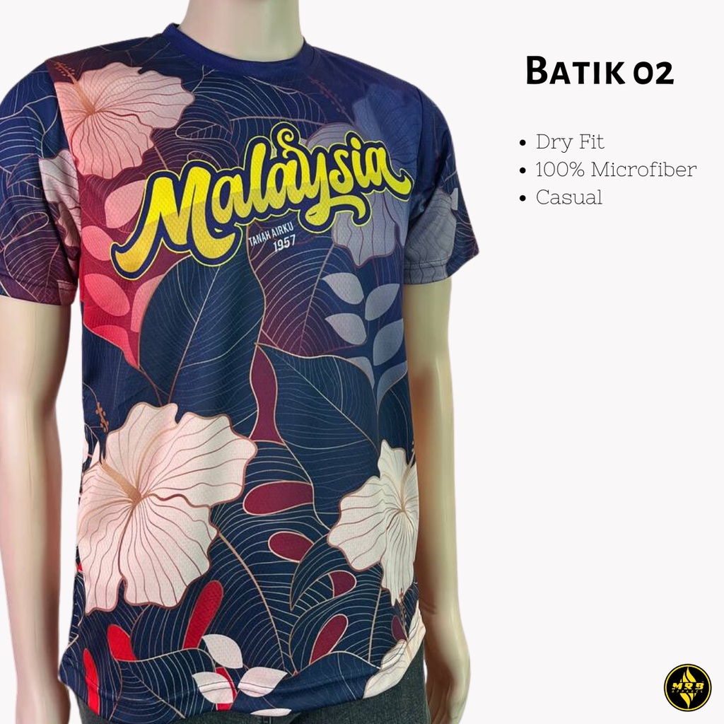 Malaysia Merdeka Collection 2023 Batik | Shopee Malaysia