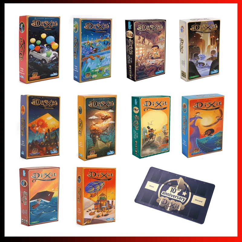 12*8cm DIXIT Expansion Pack Cards Game 84 Cards English Include Manual ...