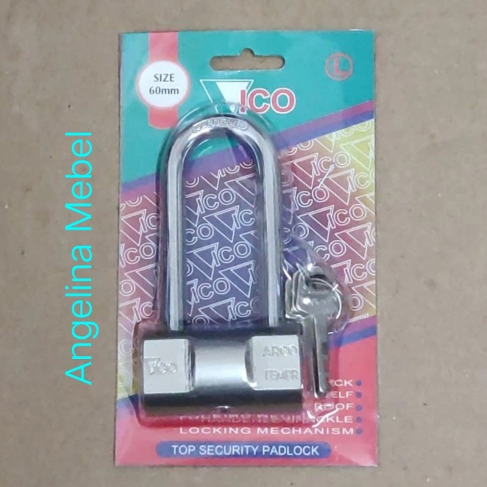 Shop Pager Padlock - 60 mm Long Neck Round Padlock VICO Brand - Shop ...