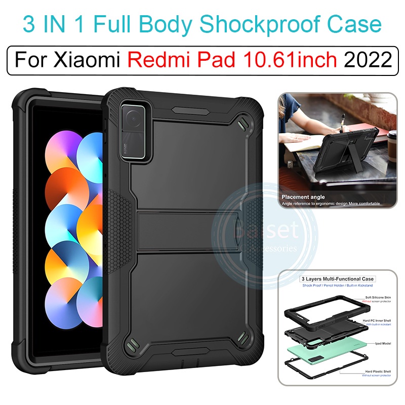 For Xiaomi Redmi Pad 10.61inch 2022 Slim Heavy Duty Shockproof Rugged ...