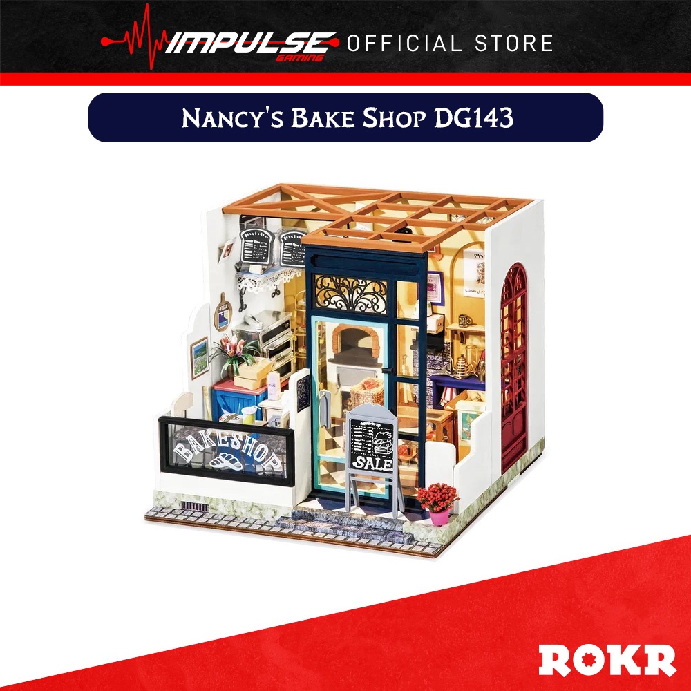 Robotime ROKR Rolife Nancy's Bake Shop DG143 | Shopee Malaysia