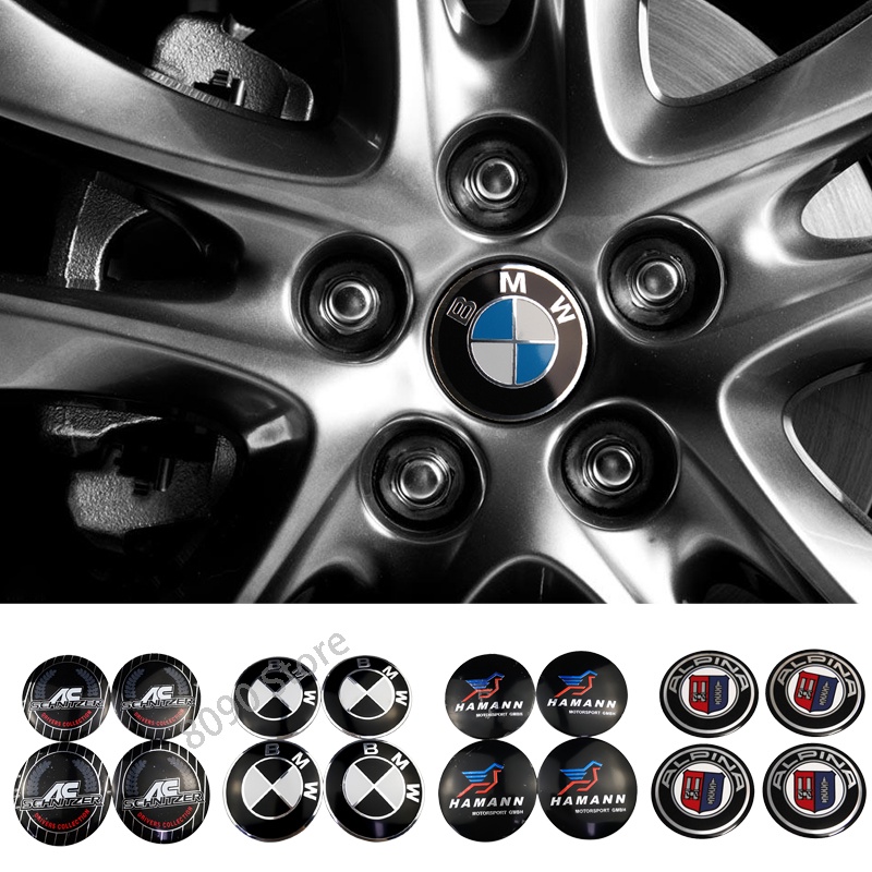 4PCS 60mm 65mm Car Wheel Center Hub Cap Sticker Auto Wheel Emblem Badge ...