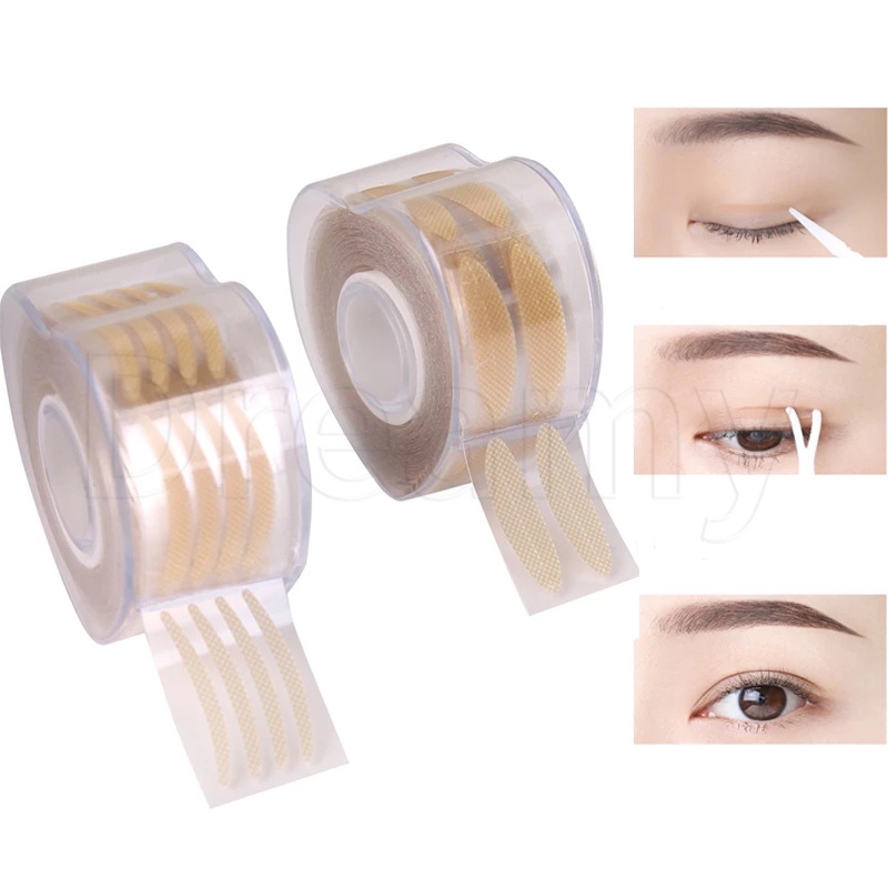 600Pcs/Roll Double Eyelid Sticker Lace Screen Roll Double Eyelid ...