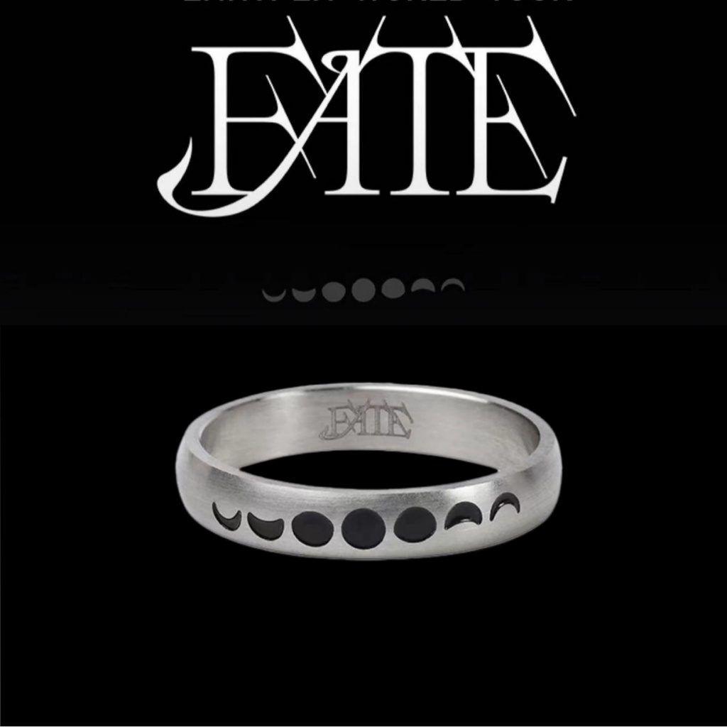 (Ready Stock) Kpop Idol Enhypen Celebrate The World Tour Fate Ring ...